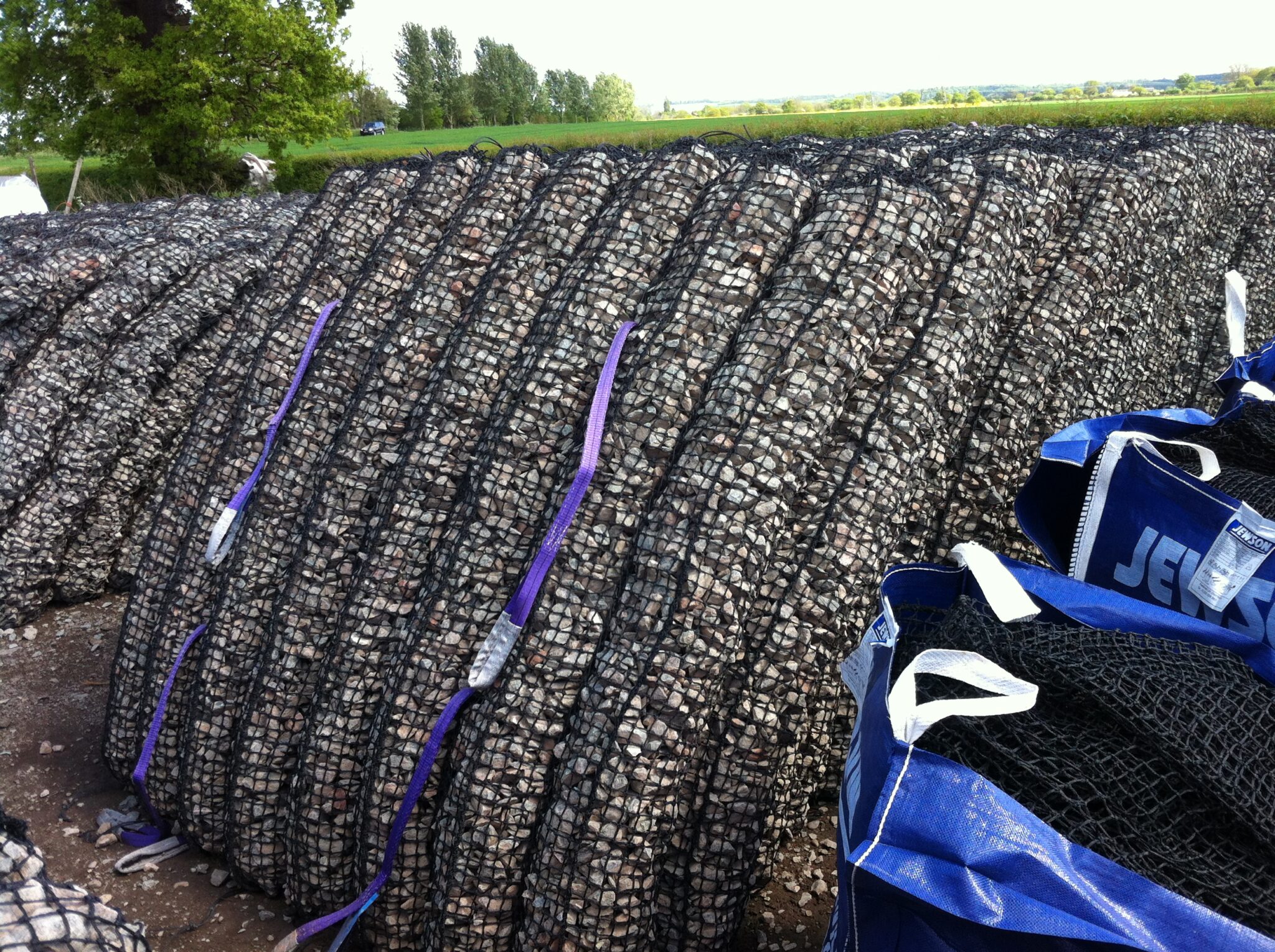 Pre-filled Rock Mattresses | Salix
